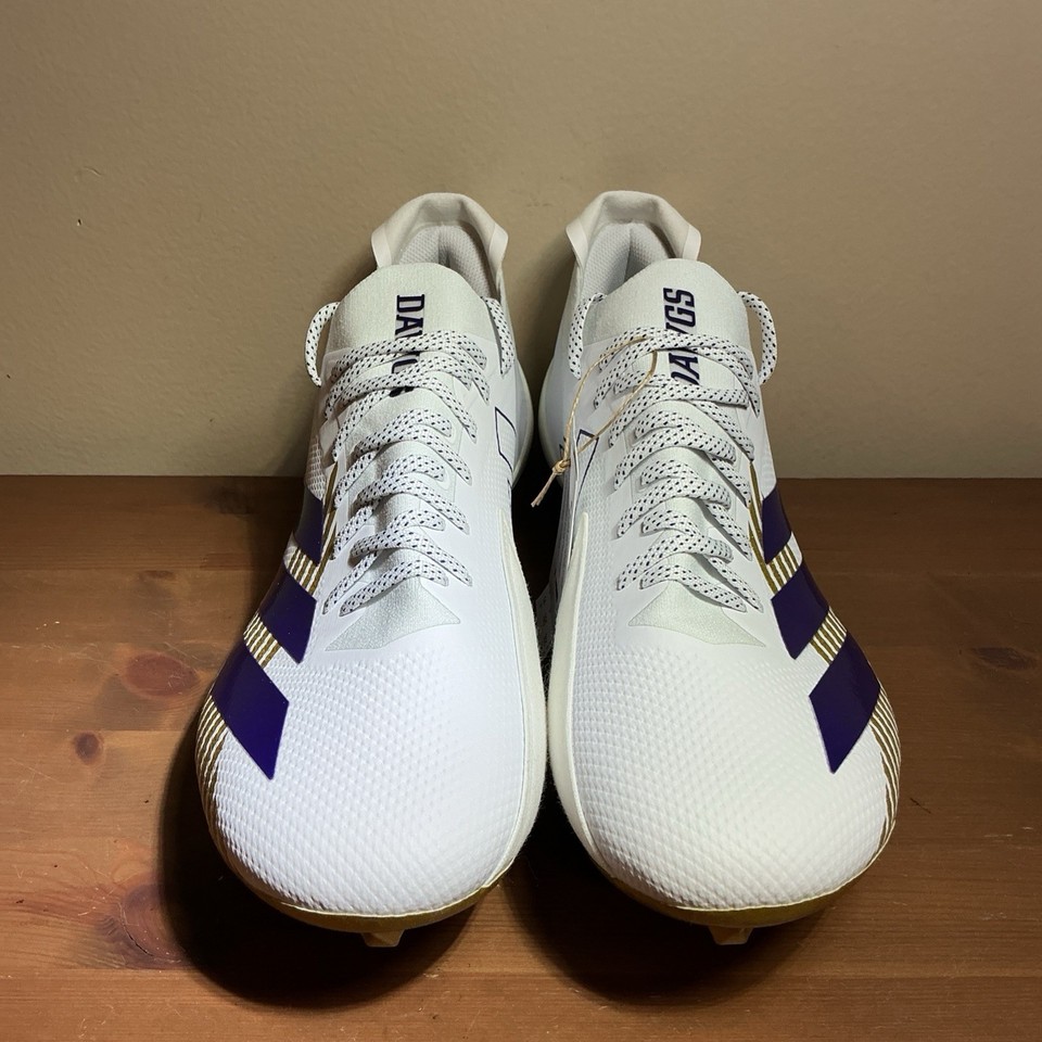 Men’s 14 adidas Adizero Electric+ I| “Dawgs” Washington PE Cleats ...