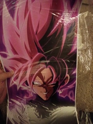 Custom anime dragon Ball z black Goku 11x17 car pillar decal set | eBay