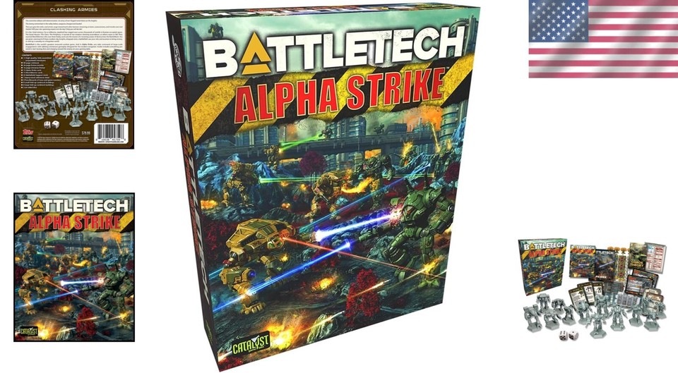 BattleTech Alpha Strike Box Set - Sci-Fi Mech Miniatures Wargame for 2 ...