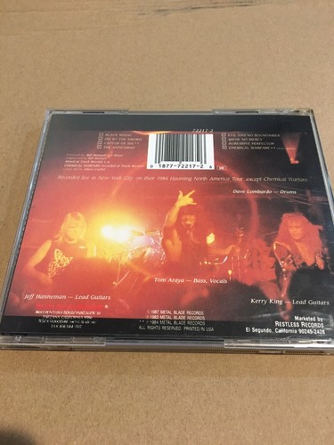 CD SLAYER Live Undead 1983 Restless/Metal Blade Early Pressing disc ...
