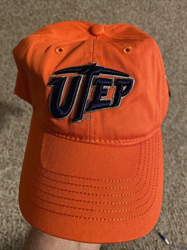 NCAA UTEP MINERS Ouray Adjustable Orange Hat Cap Nwt | eBay
