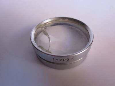 Carl Zeiss Microscope Objective F=200 lens 48mm Thread | eBay