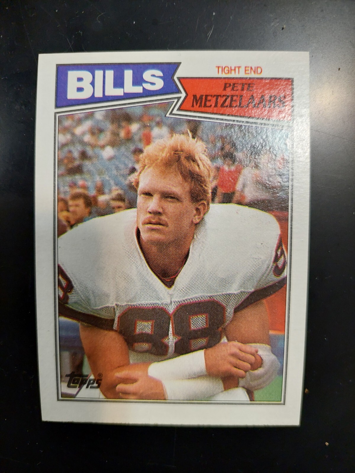 1987 Topps Football Card Pete Metzelaars RC #366 | eBay