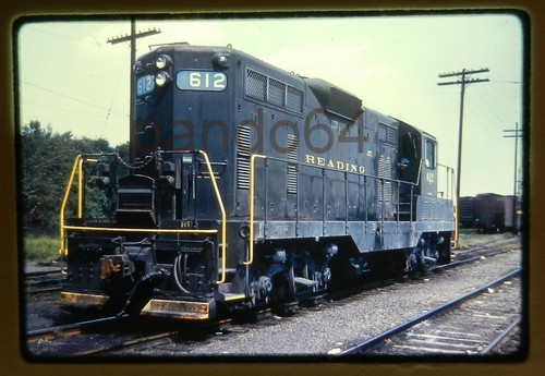RR TRAIN Slide RDG Reading #612 EMD GP7 Diesel Locomotive ~ HT7 | eBay