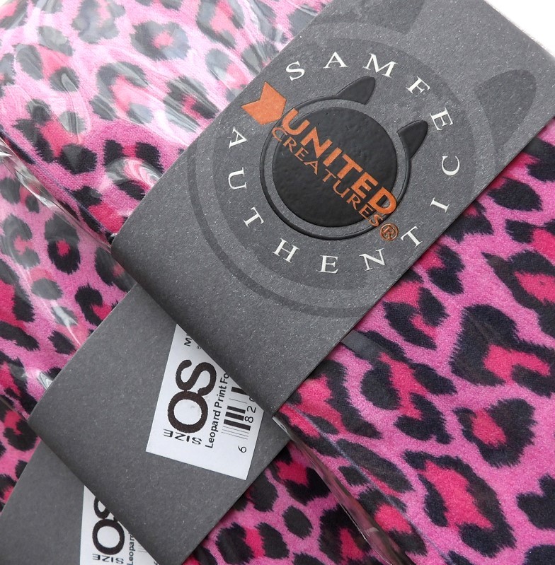 Pink Leopard Print Footless Tights | eBay