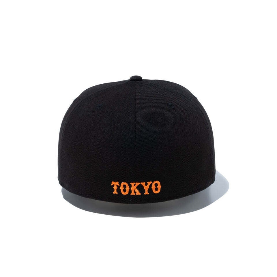 NEW ERA 59FIFTY Fitted Cap NPB Yomiuri Giants Black x Black/Orange Cap ...