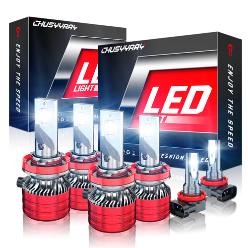 For 2021 Toyota Tacoma 6000K Front LED Headlight Hi/Lo Beam+Fog Light ...