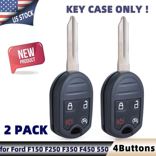 2* Remote Head Key Shell Case Fob 4B for Ford F150 F250 F350 F450 550 ...