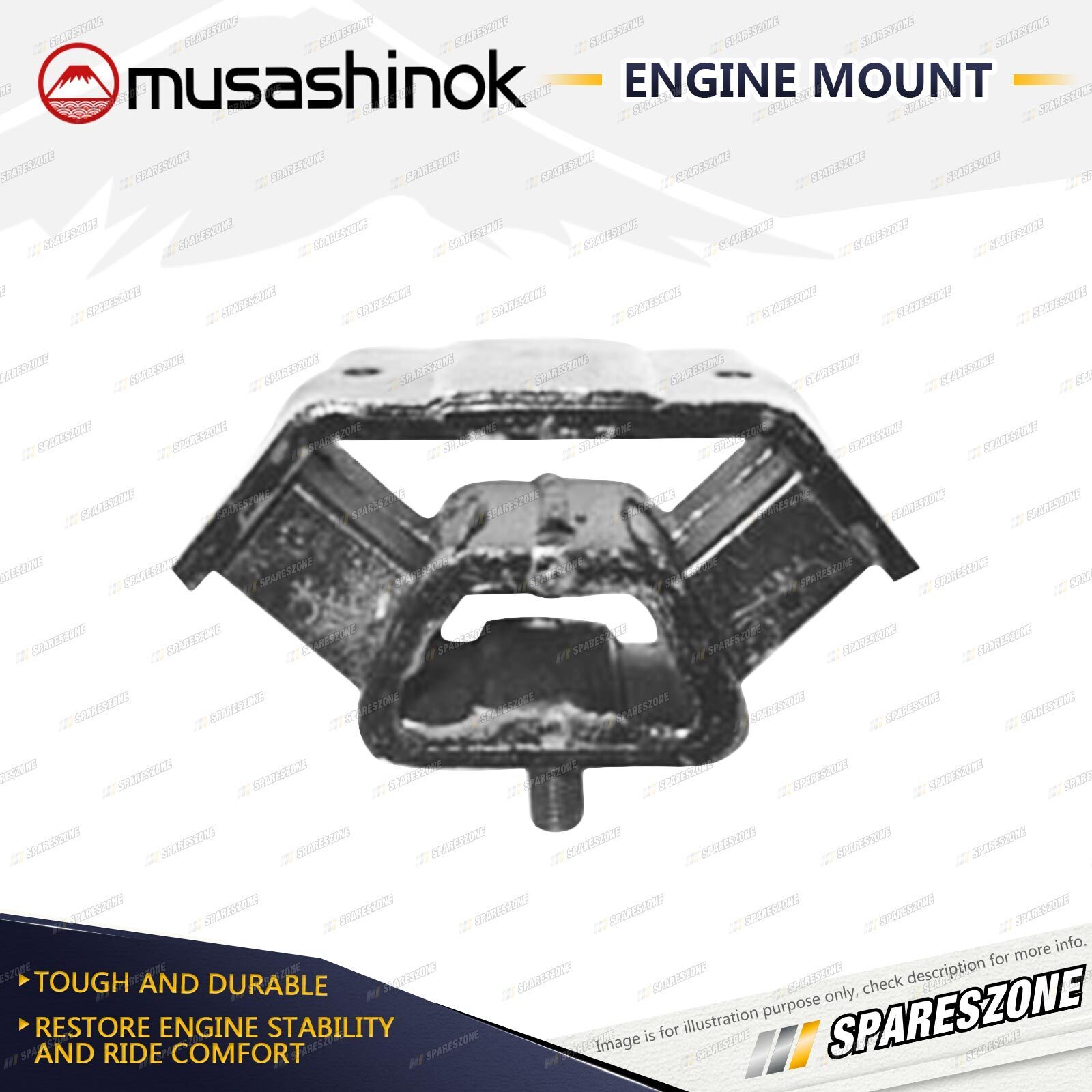 1x Musashinok Rear Engine Mount for Holden Commodore VP Statesman VR 3 ...