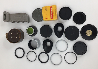 Vintage Camera Parts Lot Mobilgrip Wollensak Kodak Canon Parts Lens ...