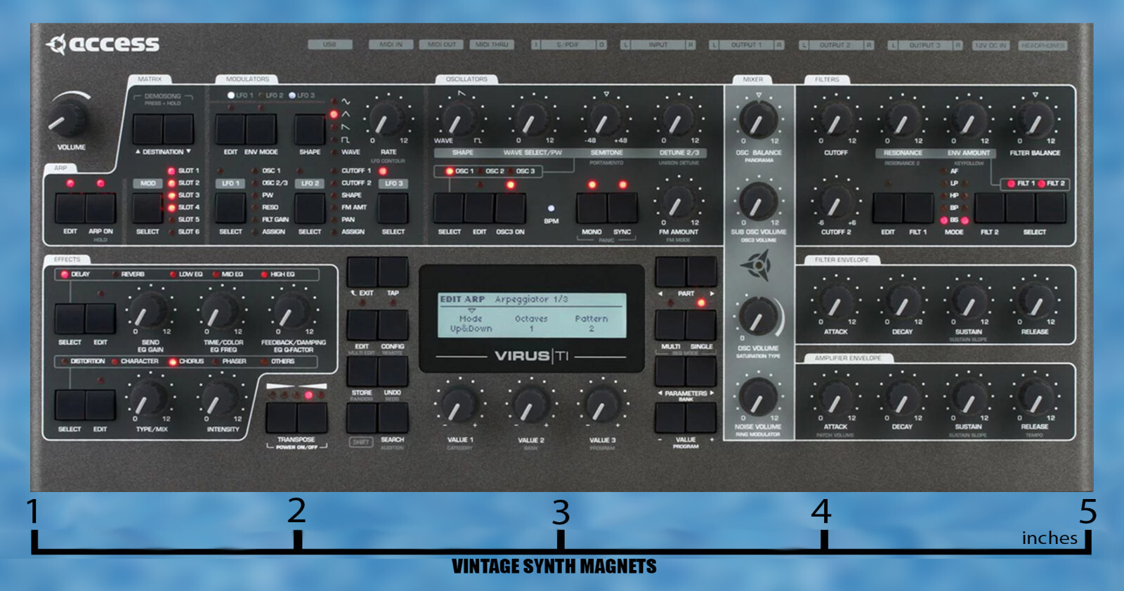 ACCESS VIRUS kB kC TI Indigo Darkstar Polar WhiteSYNTHESIZER ...