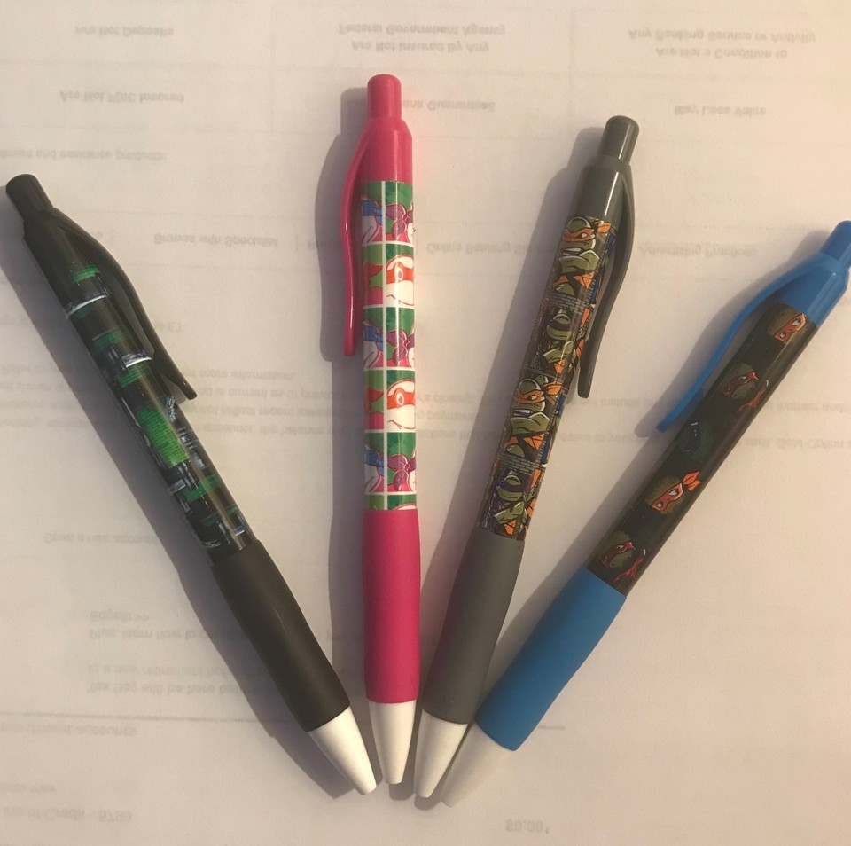 Teenage Mutant Ninja Turtles Click Pen TMNT Set or Single - STAPLES ...