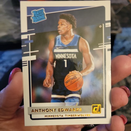 2020 Panini NBA Donruss Anthony Edwards Rated Rookie Card #201 RC ...