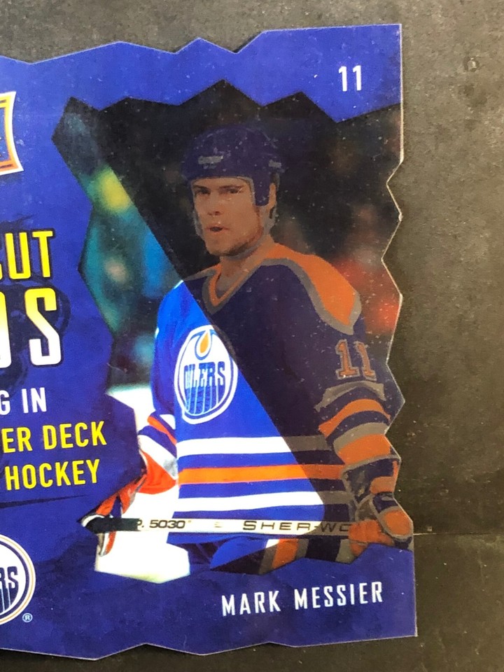 WAYNE GRETZKY MARK MESSIER Promo Display 2008-09 Upper Deck Clearcut ...