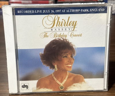 Birthday Concert Live July 26 1997 England by Shirley Bassey CD NEW ...