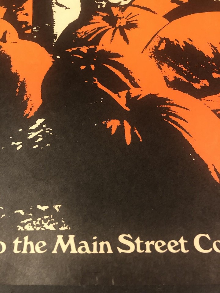 Vtg 10th Annual Half Moon Bay ART & PUMPKIN FEST 1981 Poster 22x17 ...