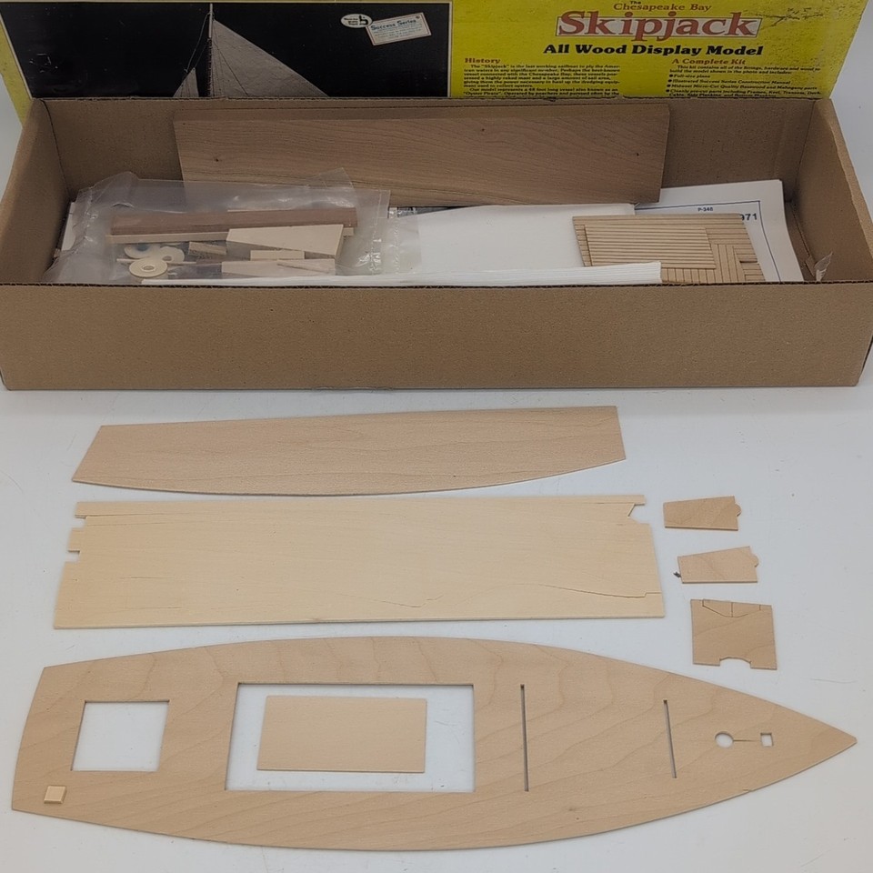 Midwest Products Chesapeake Bay Skipjack MISSING PARTS Model 971 Scale ...