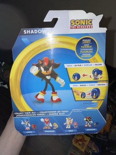 Sonic The Hedgehog SHADOW 4" Action Figure Spinnable Disk New Sealed ...