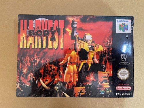 Nintendo 64 N64 Body Harvest Game New Factory Sealed PAL Version | eBay