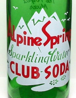 Alpine Spring Club Soda; Uppity Up; Springfield, OH; 2-color ACL soda ...