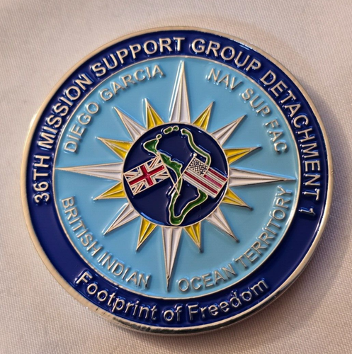 USAF 36th Mission Support Group Detachment 1 Sharks Diego Garcia ...