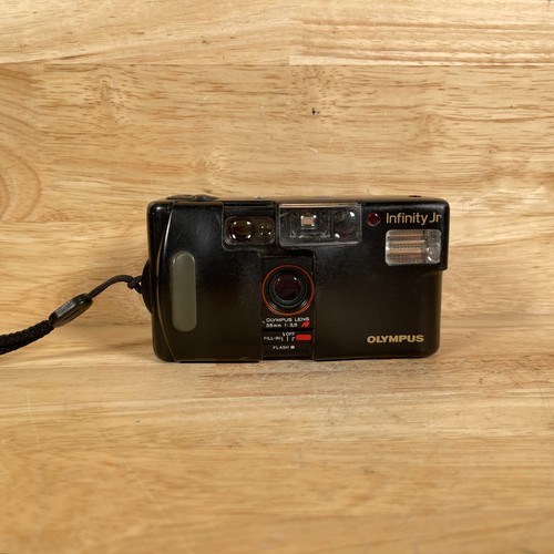 Olympus Infinity Jr. Black 35mm Format f/3.5 Point & Shoot Film Camera ...