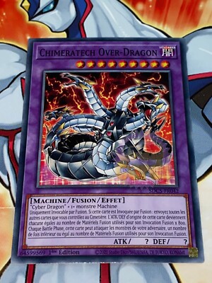 Carte YU GI OH CHIMERATECH OVER-DRAGON SDCS-FR042 | eBay