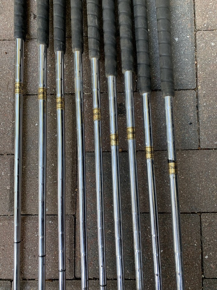 Wilson Staff Fluid Feel Dynapower Golf Clubs 2-PW Red Button Irons R ...