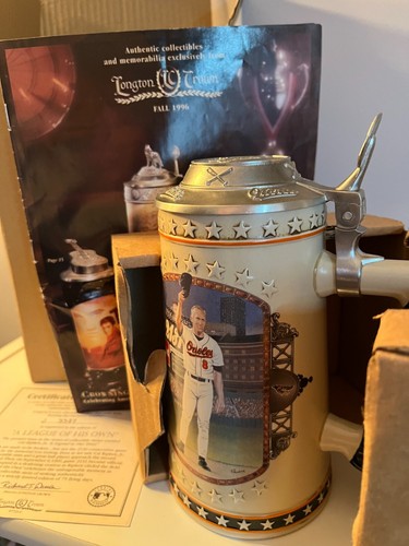 Cal Ripken Jr "A League of His Own" Pewter Stein J3387 Longton Crown ...