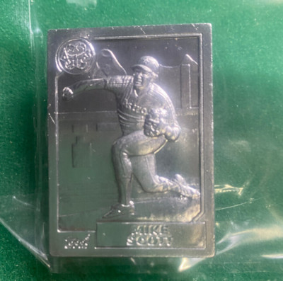 1987 TOPPS GALLERY OF CHAMPIONS ALUMINUM, MIKE SCOTT/ASTROS-FACTORY ...