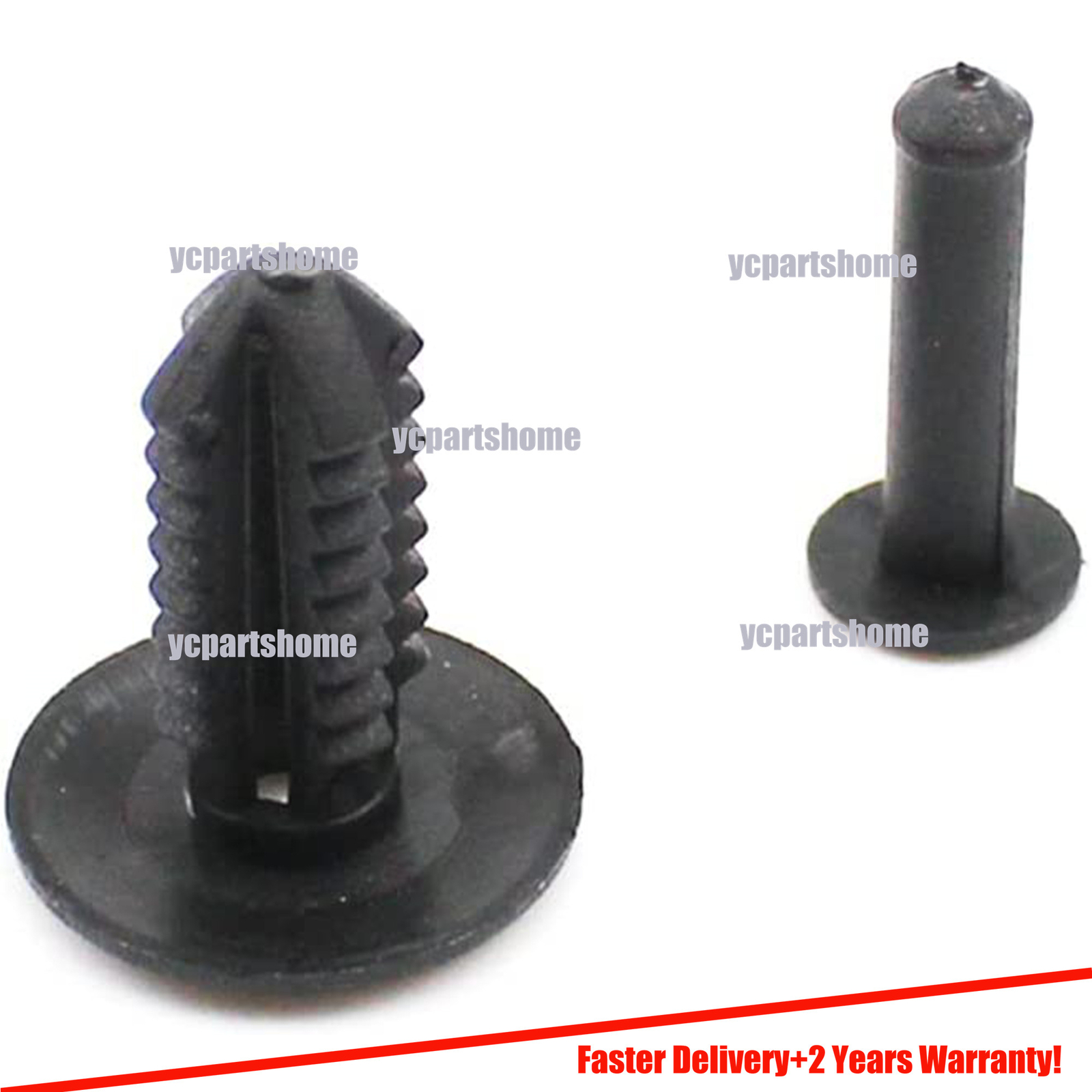 100 Pcs Fender Liner Rivet Push Type Clips Retainer For Mercedes Benz ...