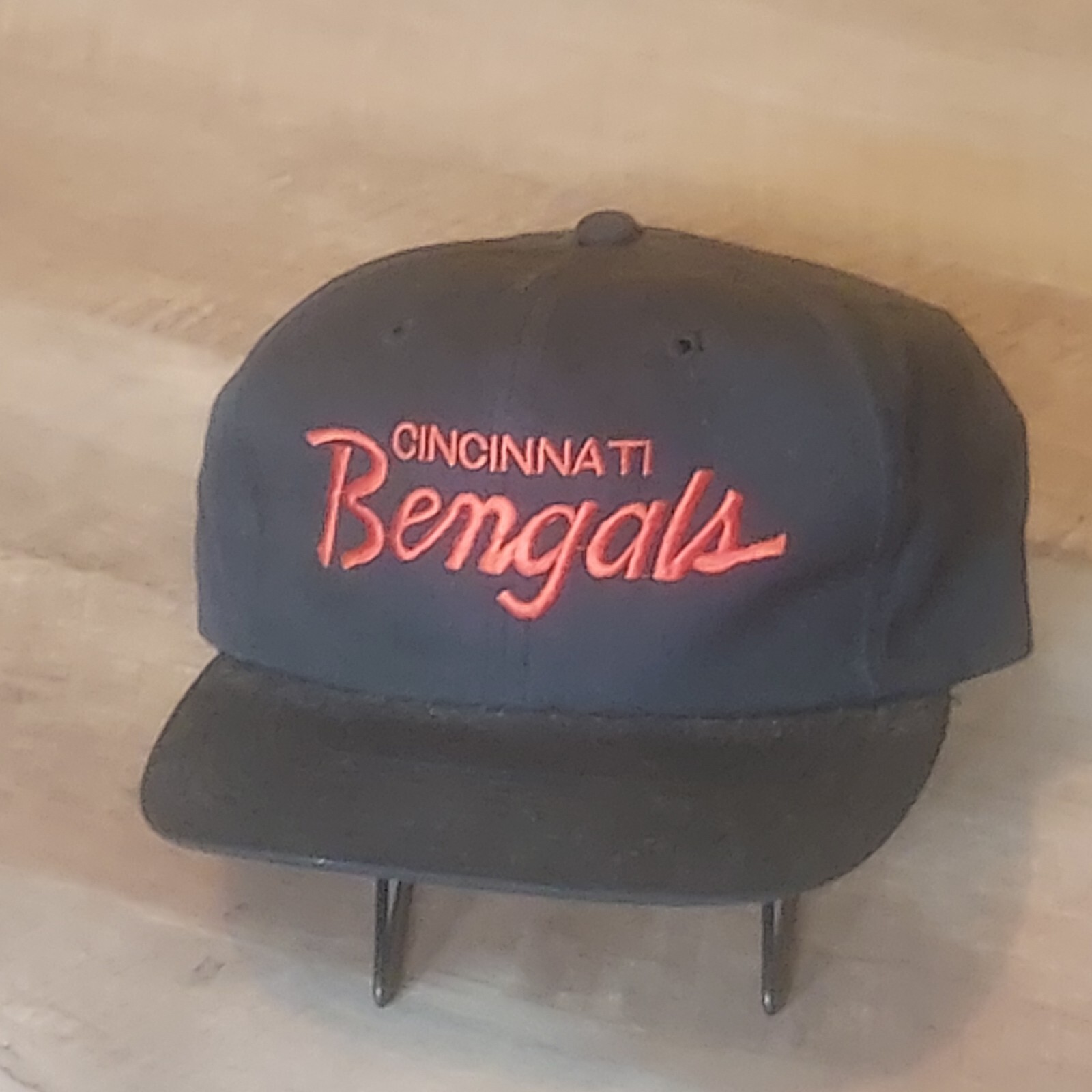 Cincinnati Bengals Vintage Sports Specialties Script Snapback Hat | eBay