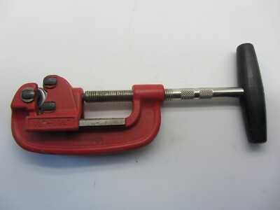 Pittsburgh Drop Forged Large 3 Wheel Pipe Cutter 1/8" - 1 1/4", 10-42MM ...
