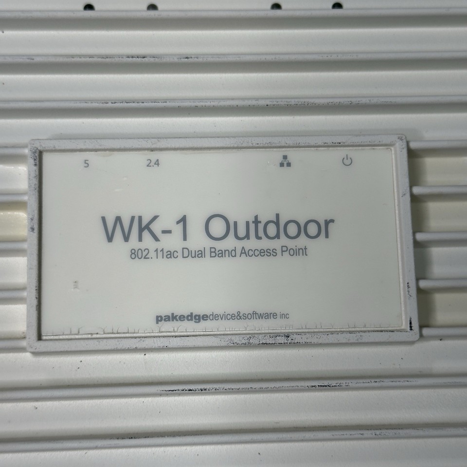 Pakedge WK-1-O Outdoor Dual Band Access Point 802.11ac – Used Untested ...
