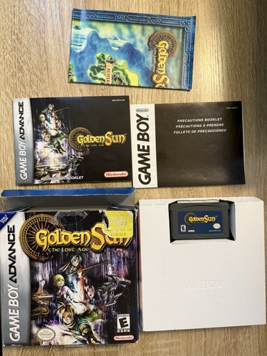 Nintendo Golden Sun The Lost Age Game Boy Advance Complete Box w/ Map ...