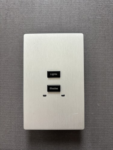 Vantage 2-Button RP Touch Keypad Station with trim KS12TR Brushed Metal ...