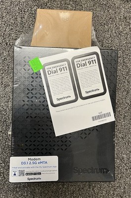 New - Spectrum ES2251 D3.1 EMTA DOCSIS Advanced Dual Modem & Wave 6 Wi ...