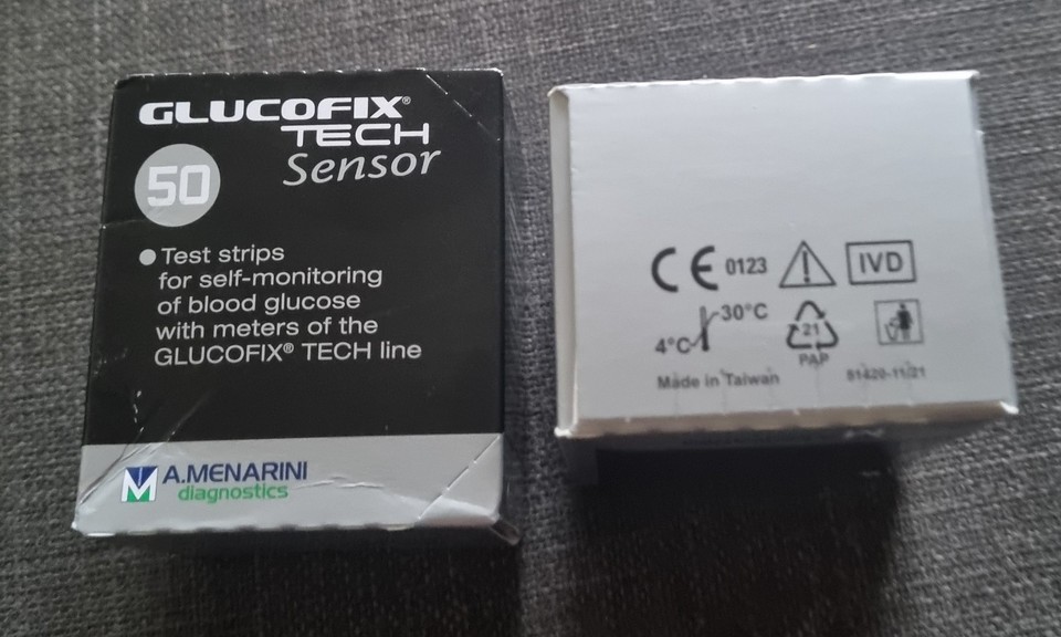 Glucofix Tech Sensor Glucose Blood Test Strips | eBay UK