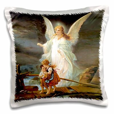 3dRose Guardian Angel 16x16 inch Pillow Case | eBay