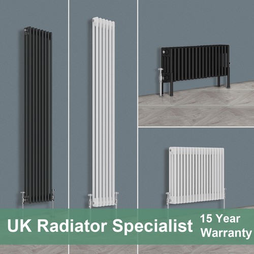2 3 4 Column Upright Vertical Horizontal Designer Rads Double Cast Iron ...
