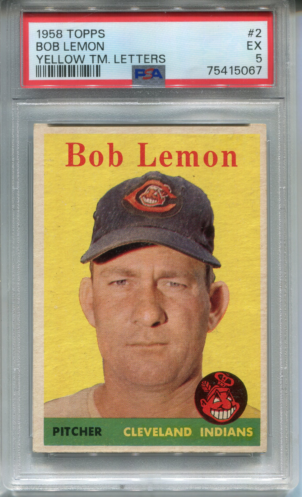 1958 Topps - Bob Lemon #2 Team Name in Yellow for sale online | eBay