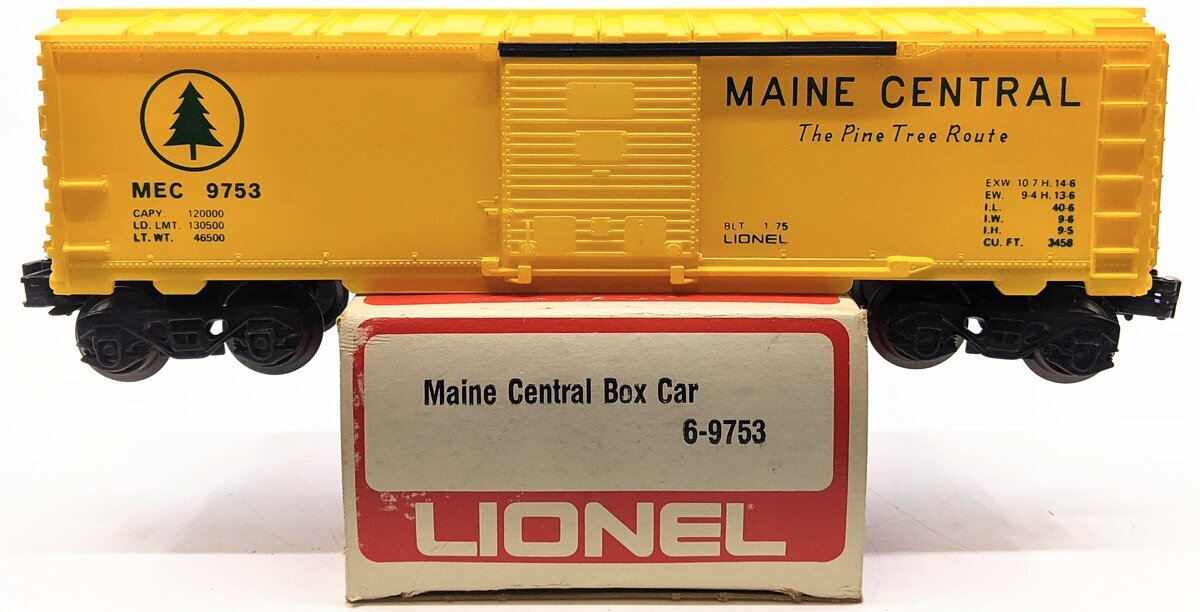 Lionel 6-9753 Maine Central MEC Boxcar 1975 C10 for sale online | eBay