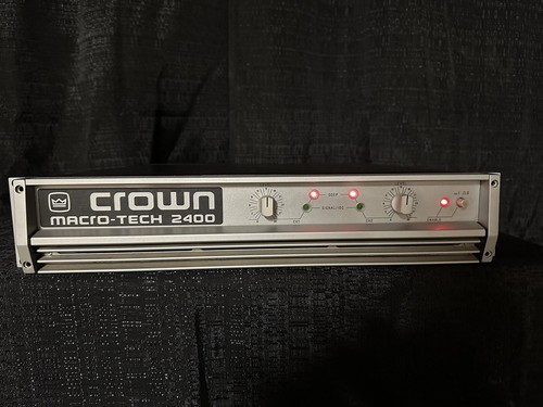Crown Macro-Tech 2400 2-Channel Power Amplifier CG00700 | eBay