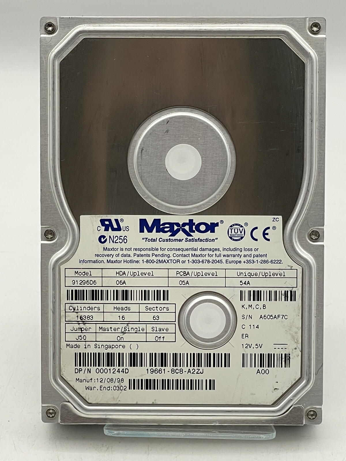 🔥🔥🔥 Vintage Maxtor 12.9GB 3.5" IDE 91296D6 Hard Drive | eBay