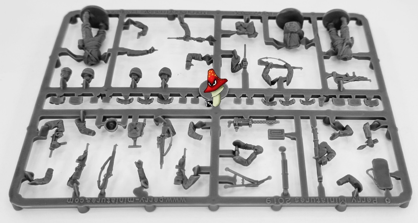 Perry miniatures WW2 US Infantry 1942-45 1 x command sprue unboxed 28mm ...