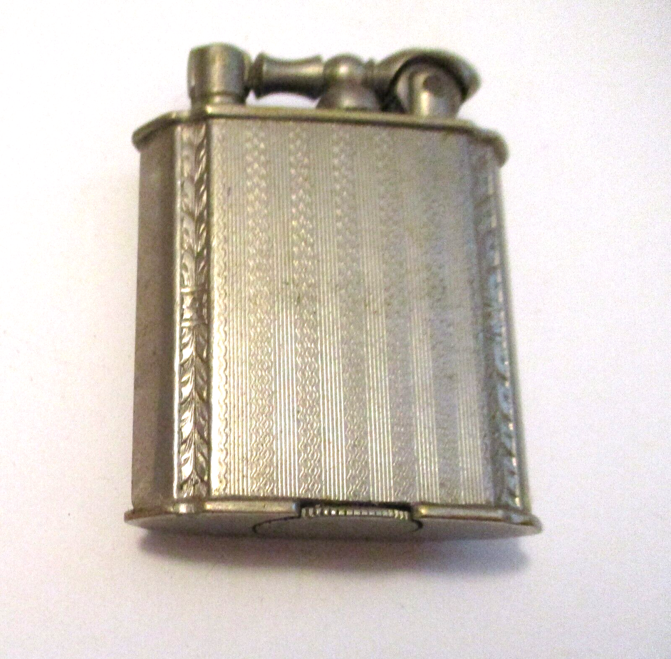 ORNATE VINTAGE SILVER UNBRANDED LIGHTER ~ WE SELL LIGHTERS ~ CHECK IT ...