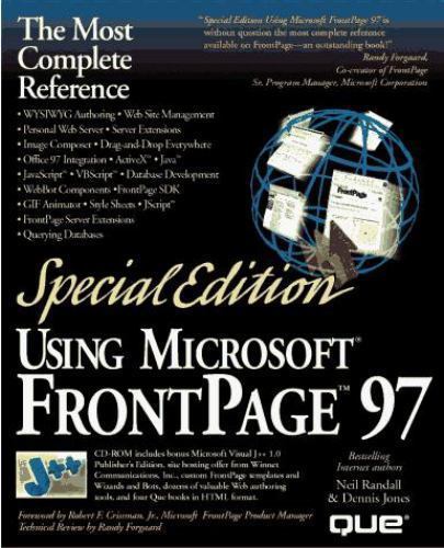 Special Edition Using Microsoft FrontPage 97 by Neil Randall and Dennis ...