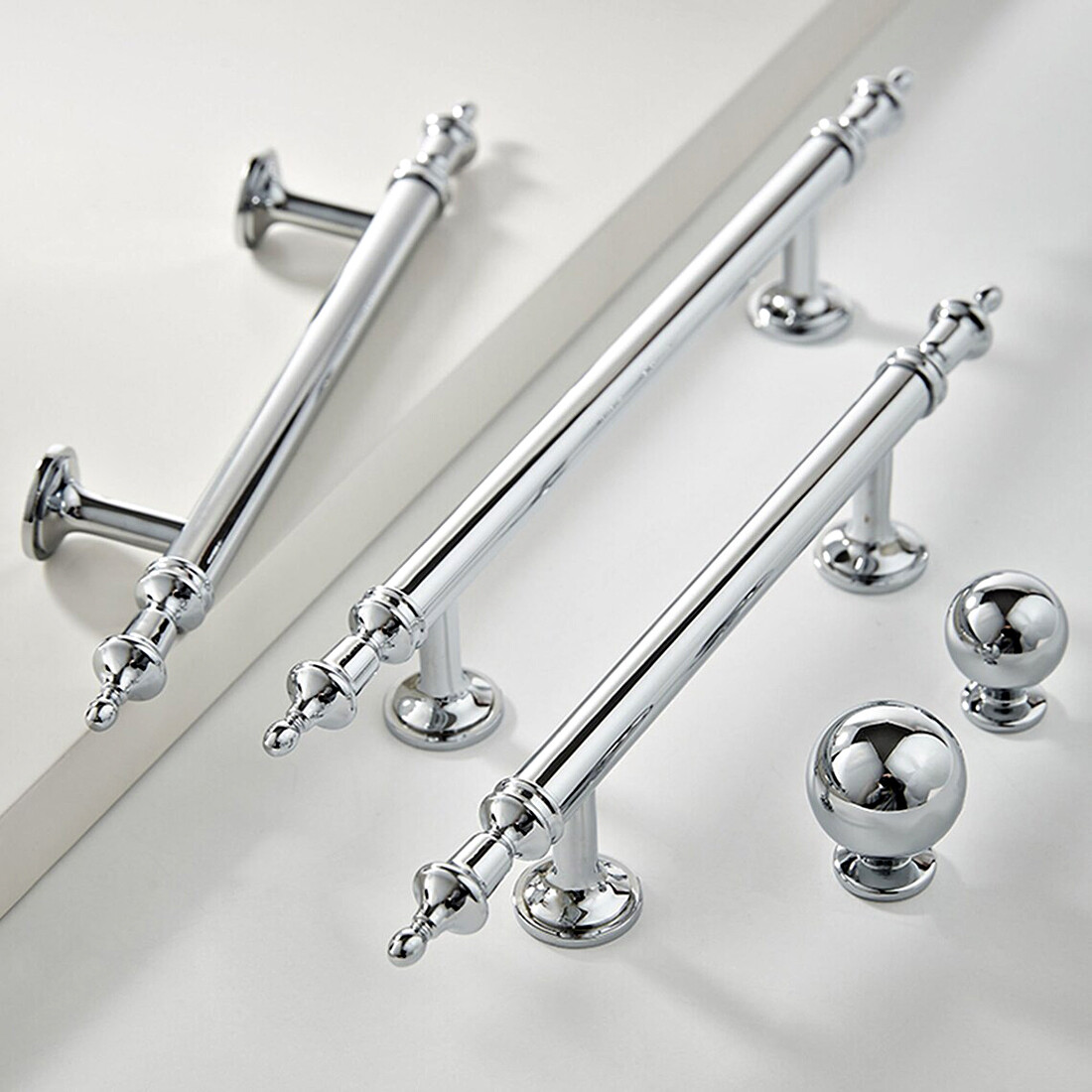 Chrome Cabinet Knobs