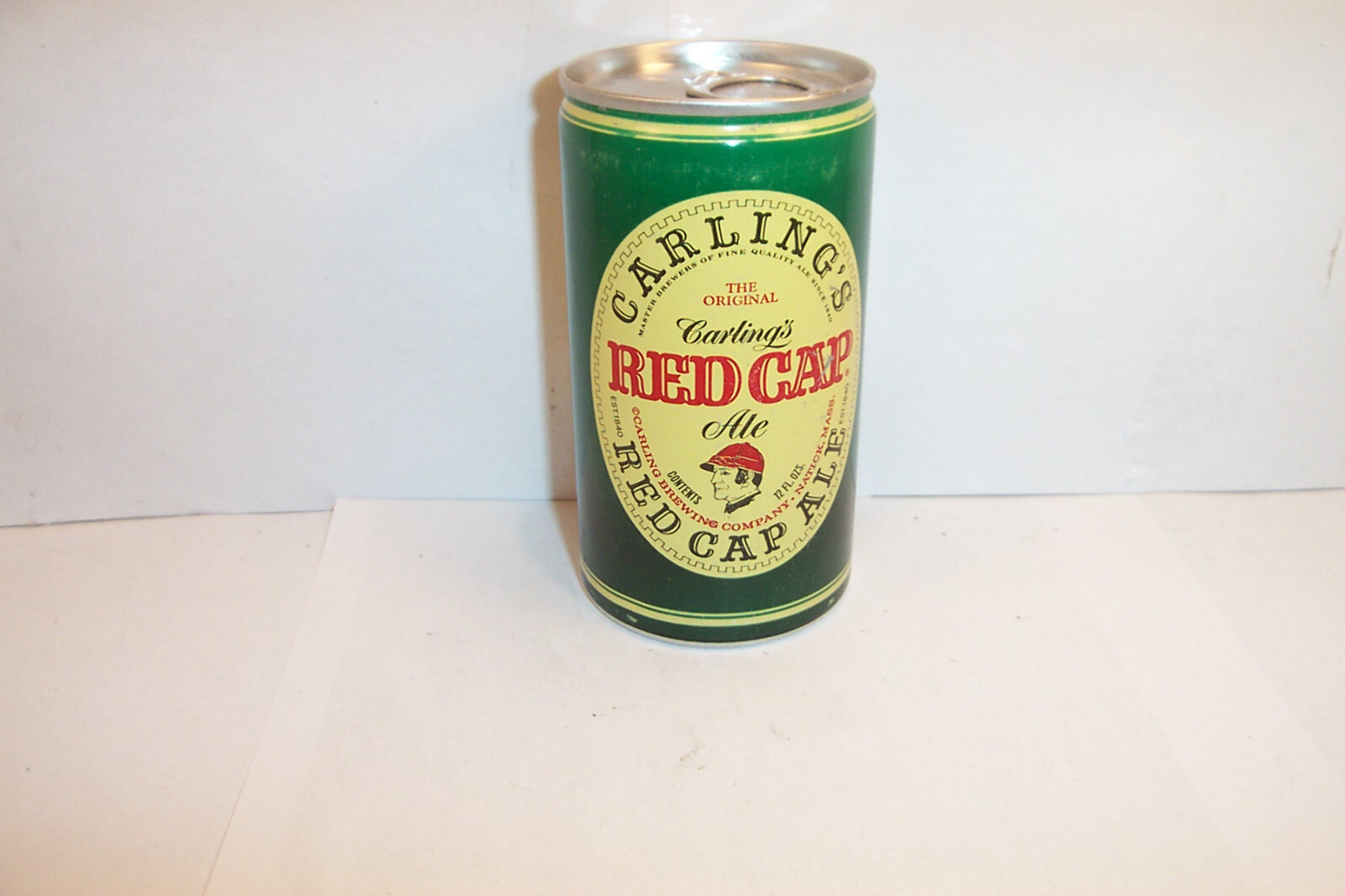 Red Cap Ale Alum Carling Brewing Natick Only Bottom Open USBC 112/39 | eBay