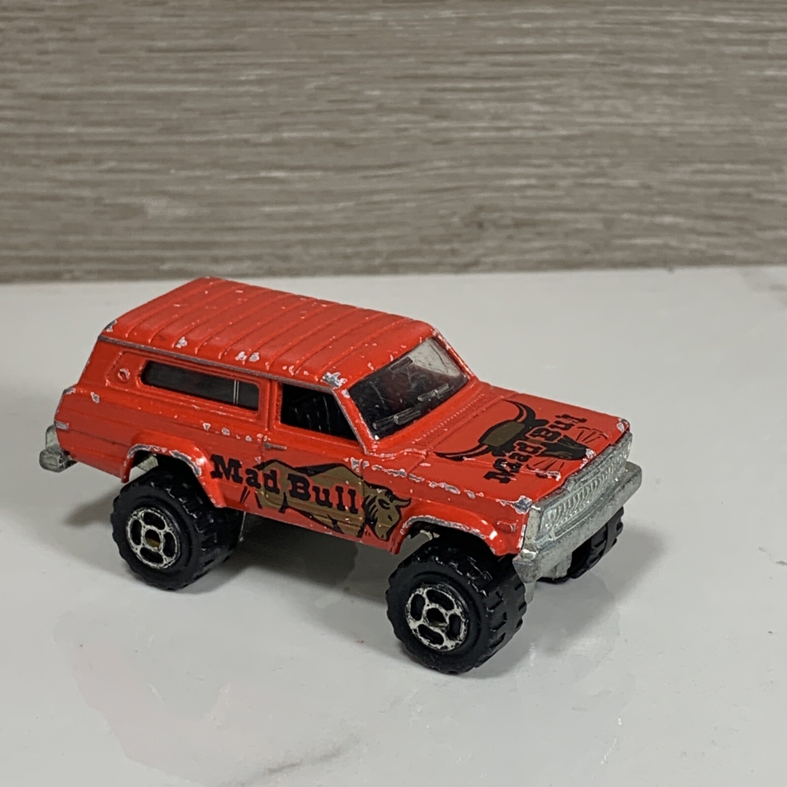VINTAGE MAJORETTE #236 RED JEEP CHEROKEE 4x4 MAD BULL 1/64 FRANCE | eBay